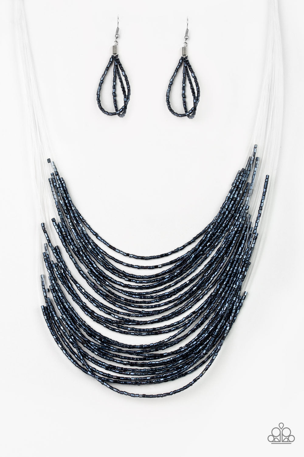 Catwalk Queen- Blue Necklace- Paparazzi Accessories – Chic Shimmer