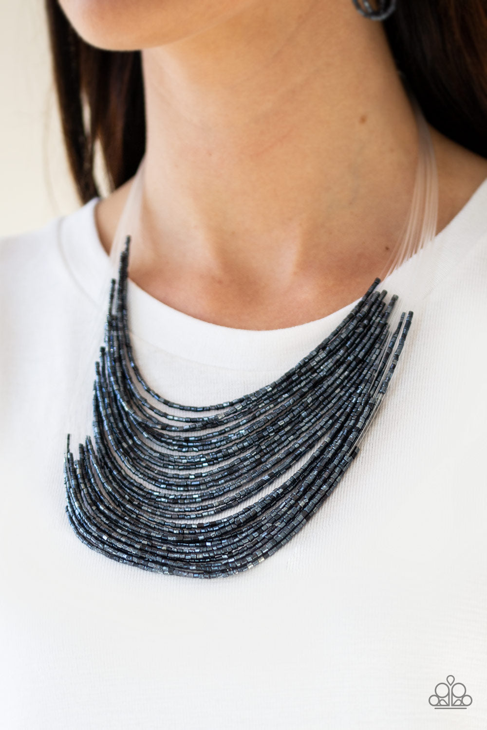 Catwalk Queen- Blue Necklace- Paparazzi Accessories – Chic Shimmer