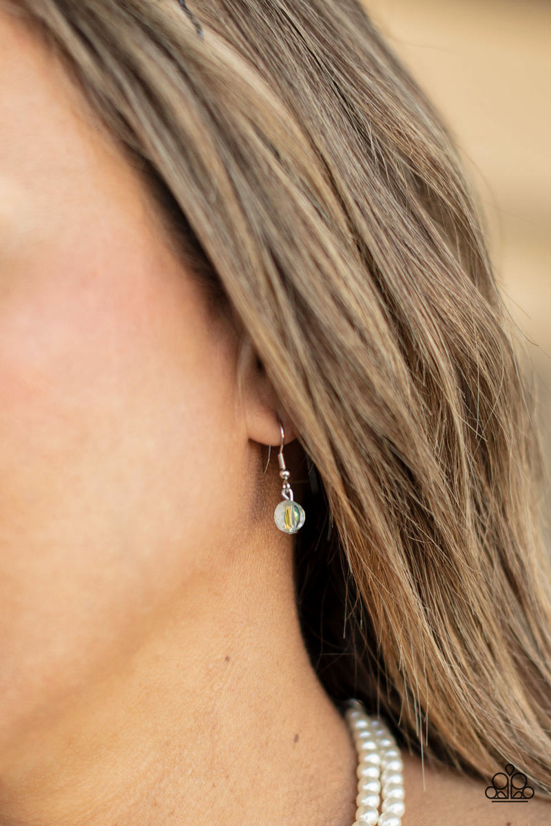 Poshly Petite- White Necklace- Paparazzi Accessories – Chic Shimmer